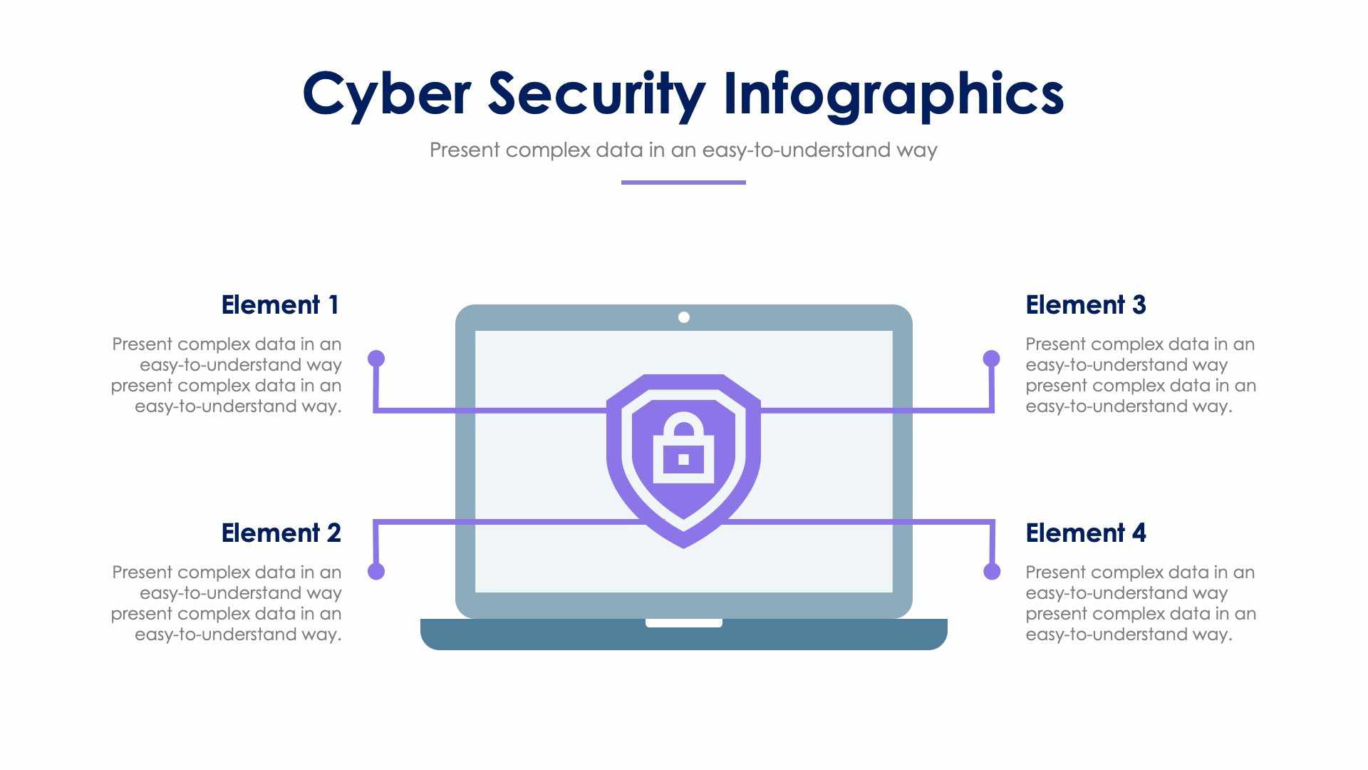 Cybersecurity Slide Infographic Template S12202102 | Infografolio