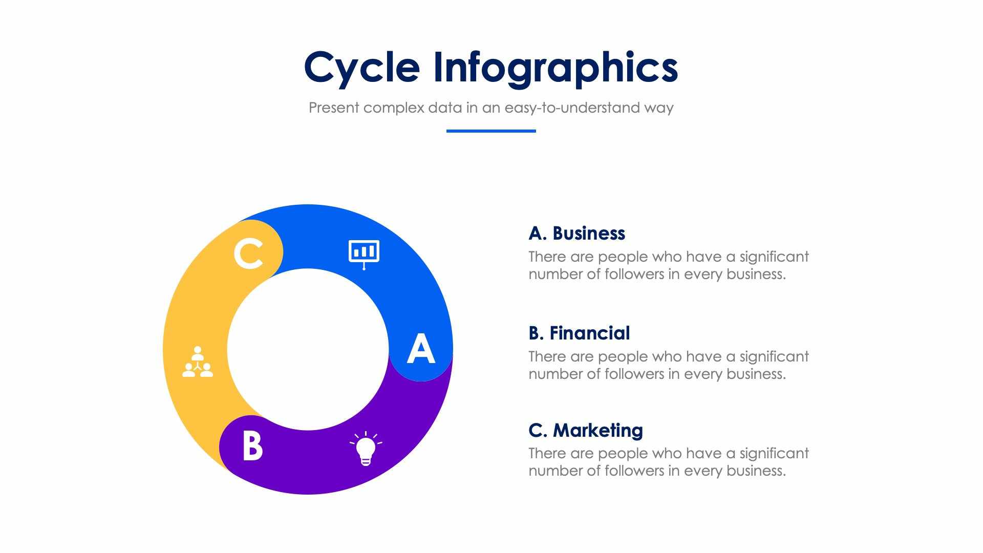 Cycle Slide Infographic Template S01142203 | Infografolio