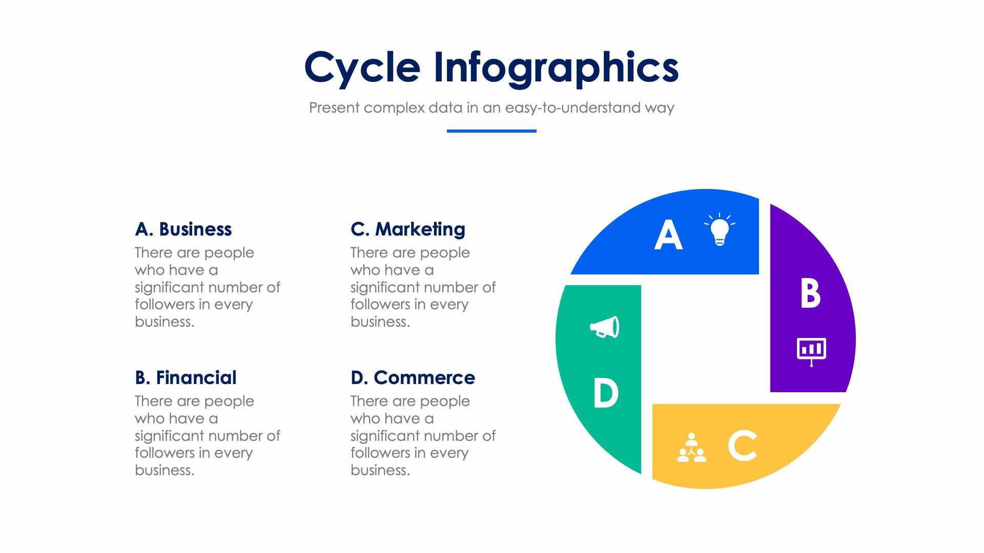 Cycle Slide Infographic Template S01142204 | Infografolio