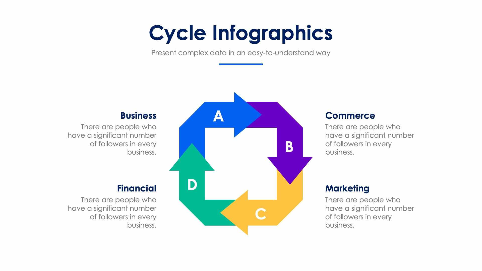 Cycle Slide Infographic Template S01142206 | Infografolio