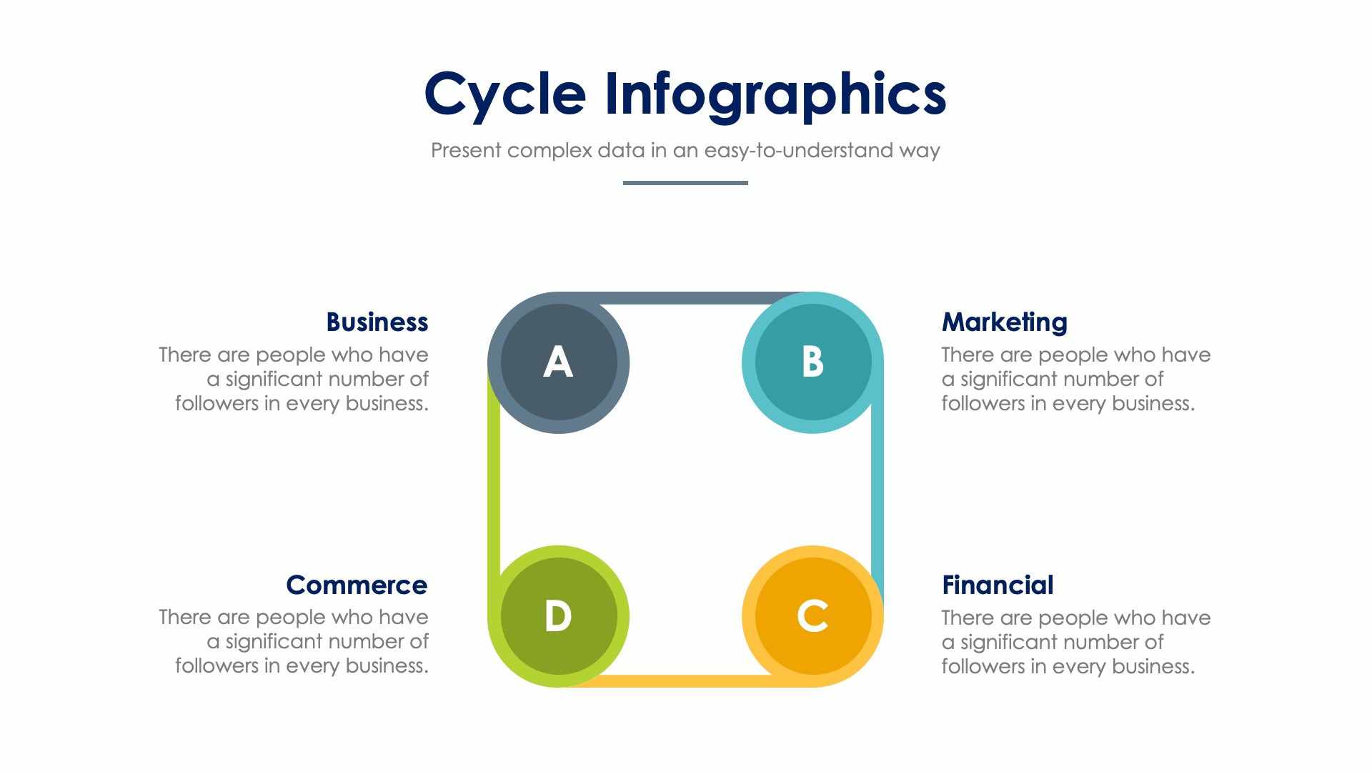 Cycle Slide Infographic Template S01142219 | Infografolio