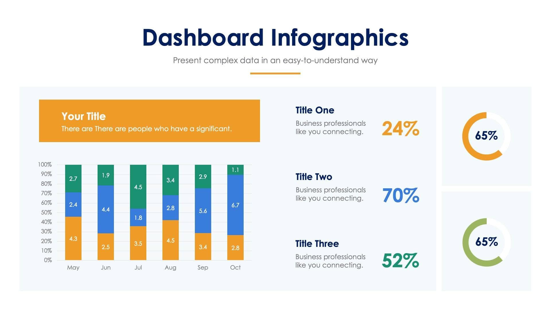 Dashboard Slide Infographic Template S06012222 | Infografolio