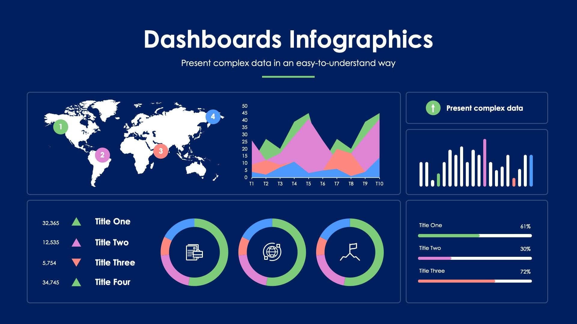 Dashboard Slide Infographic Template S07252201 | Infografolio