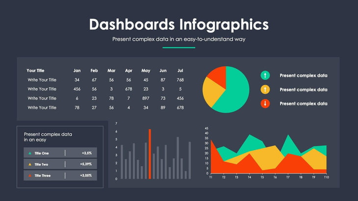 Dashboard Slide Infographic Template S07252213 – Infografolio