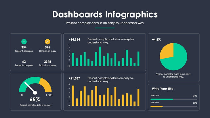 Dashboard Slide Infographic Template S07252216 – Infografolio