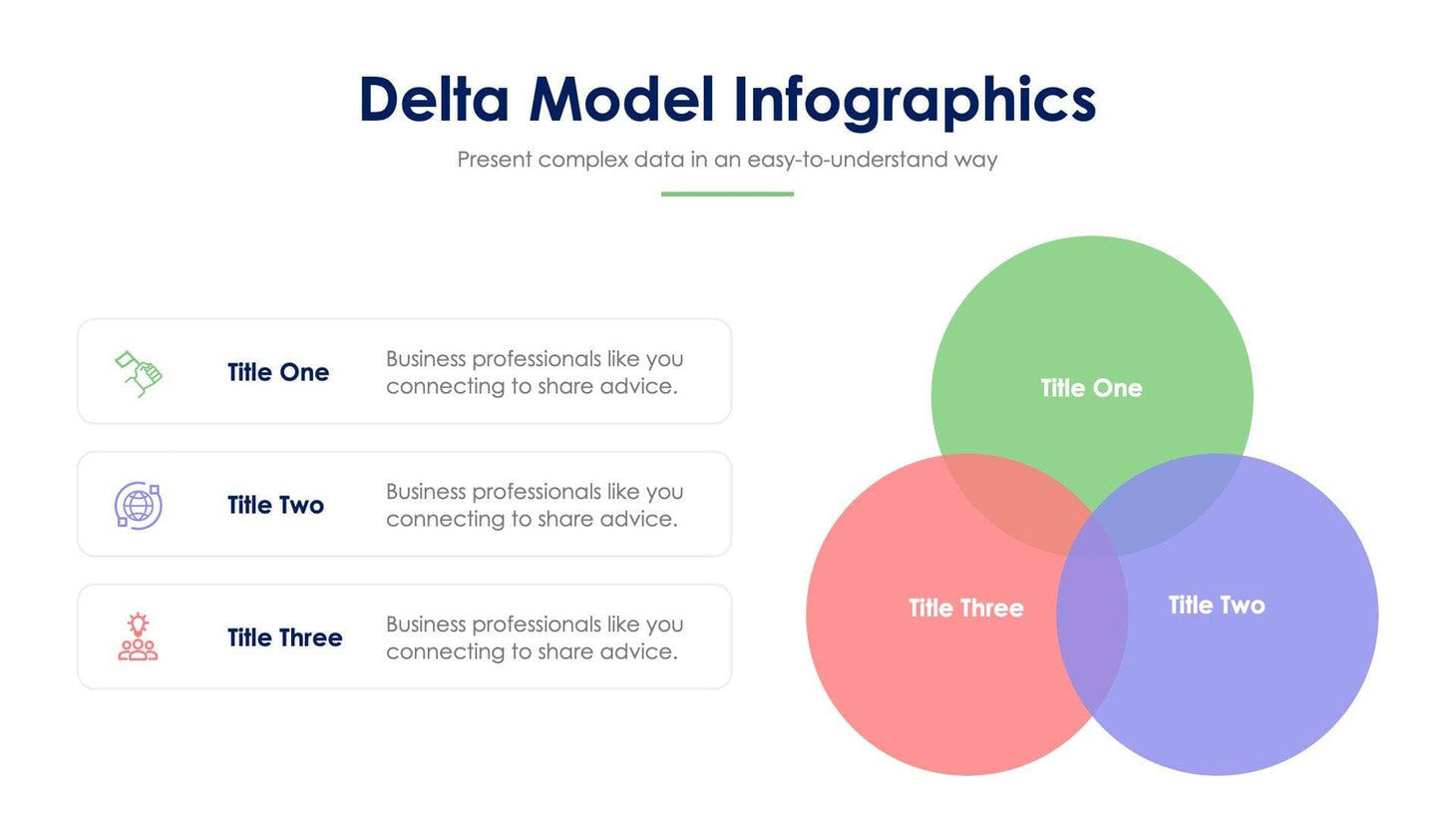 Delta Model Slide Infographic Template S06102204 – Infografolio