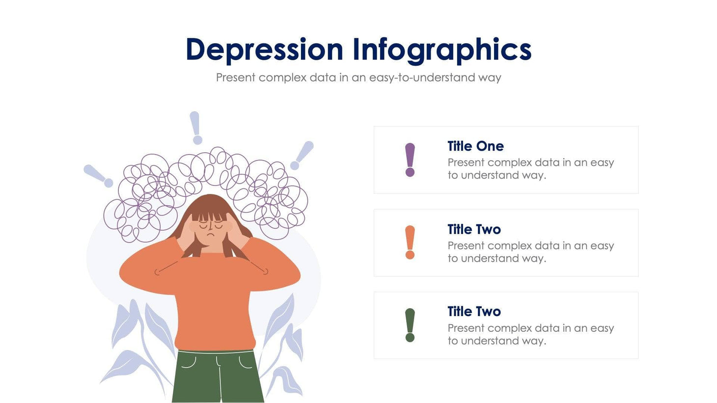 Depression Slide Infographic Template S09262213 – Infografolio