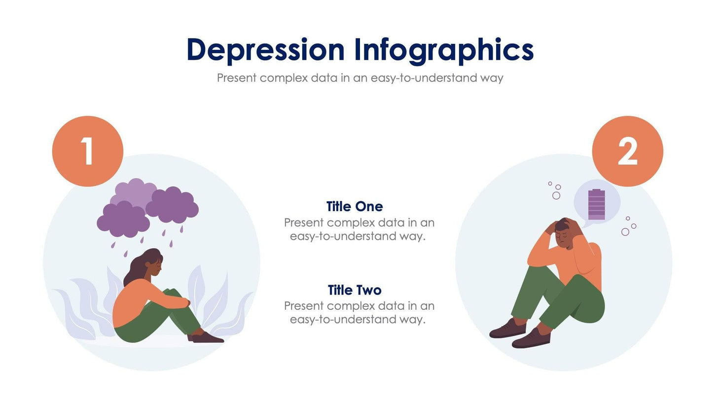 Depression Slide Infographic Template S09262218 – Infografolio
