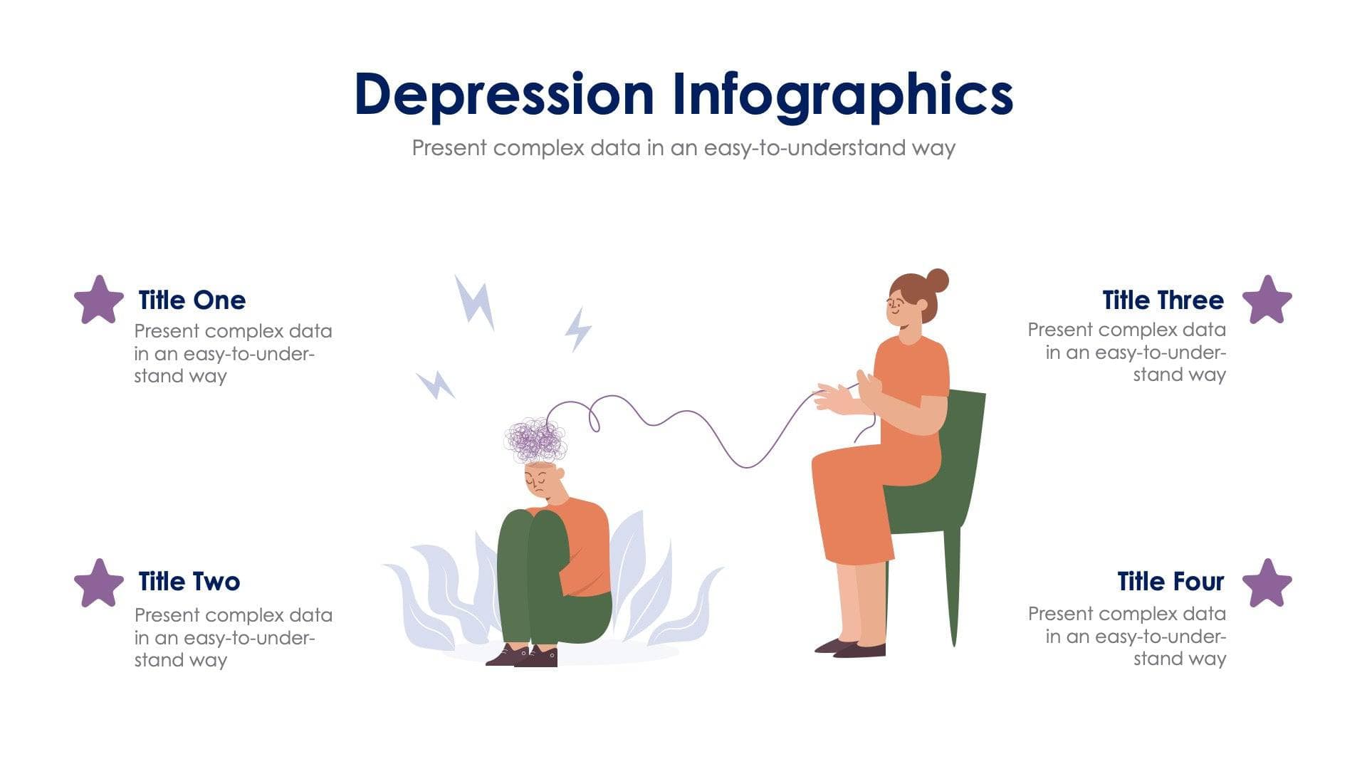 Depression Slide Infographic Template S09262219 | Infografolio