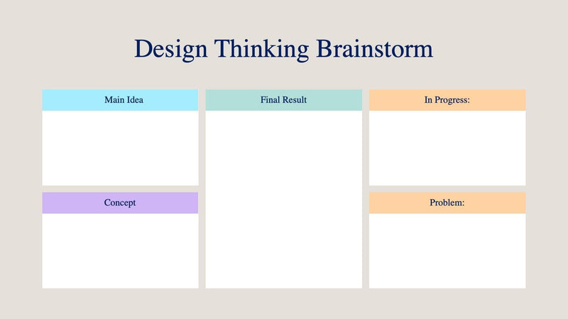 Design-Thinking-Brainstorm-Slides | Infografolio