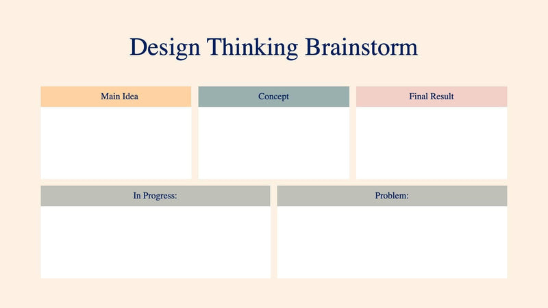 Design-Thinking-Brainstorm-Slides | Infografolio