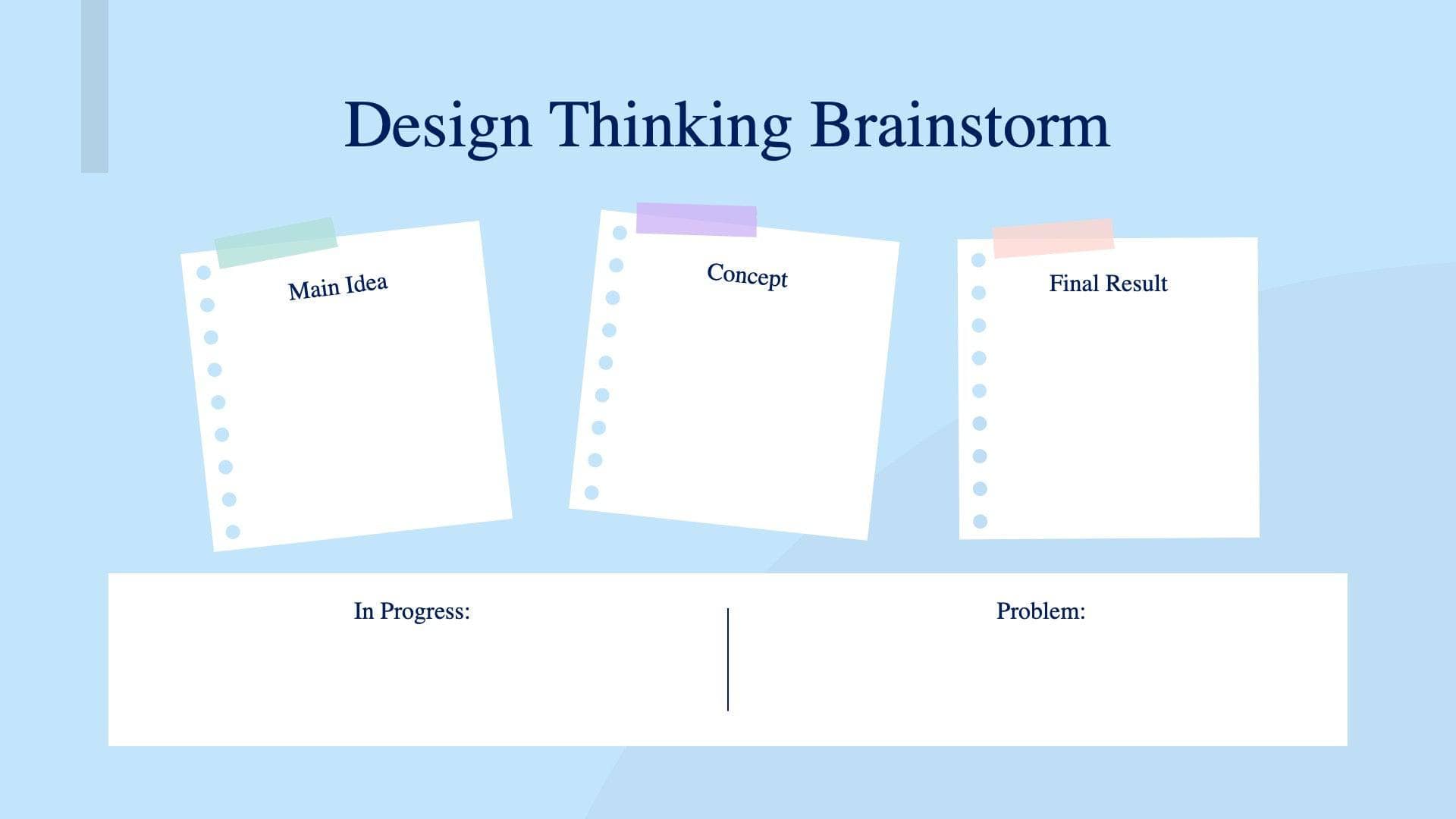 Design Thinking Brainstorm Slide Infographic Template S08122208 ...
