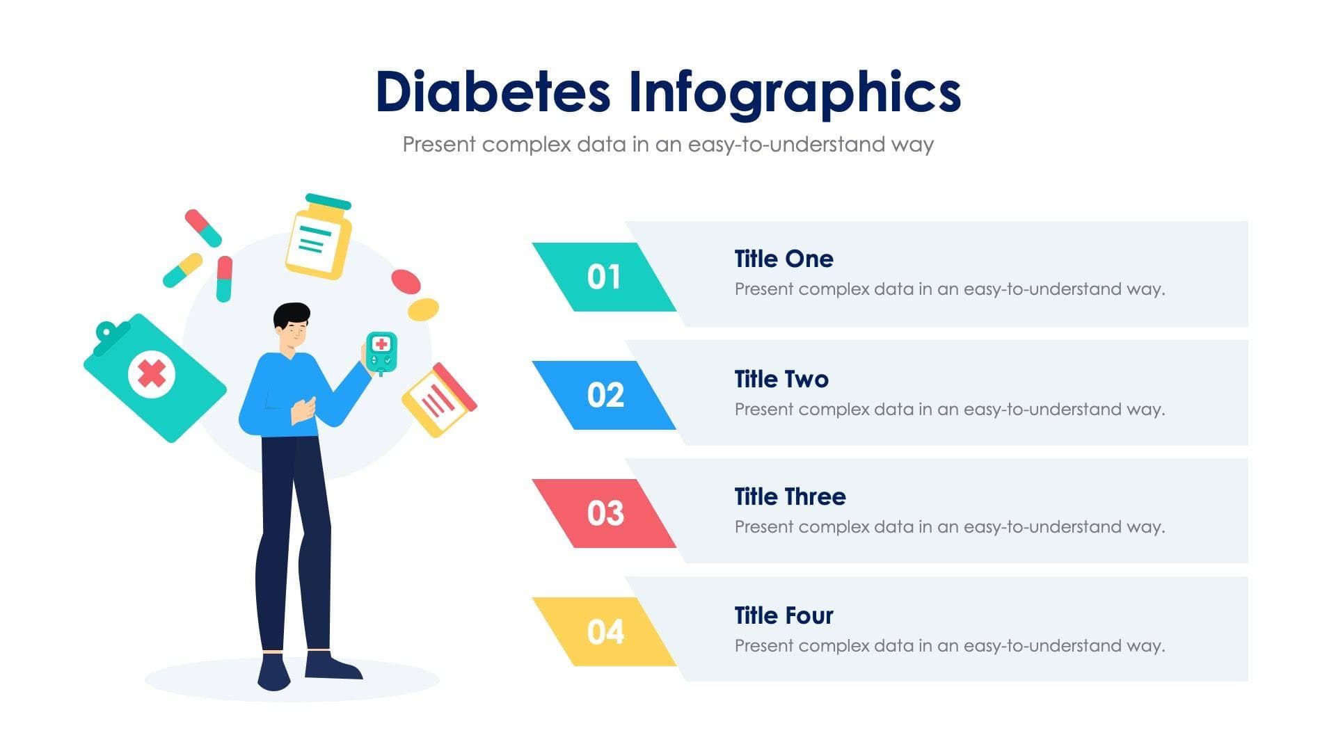 Diabetes Slide Infographic Template S09262204 | Infografolio