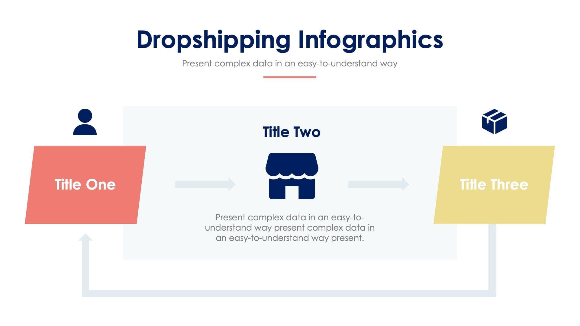 Drop Shipping Slide Infographic Template S04112203 | Infografolio