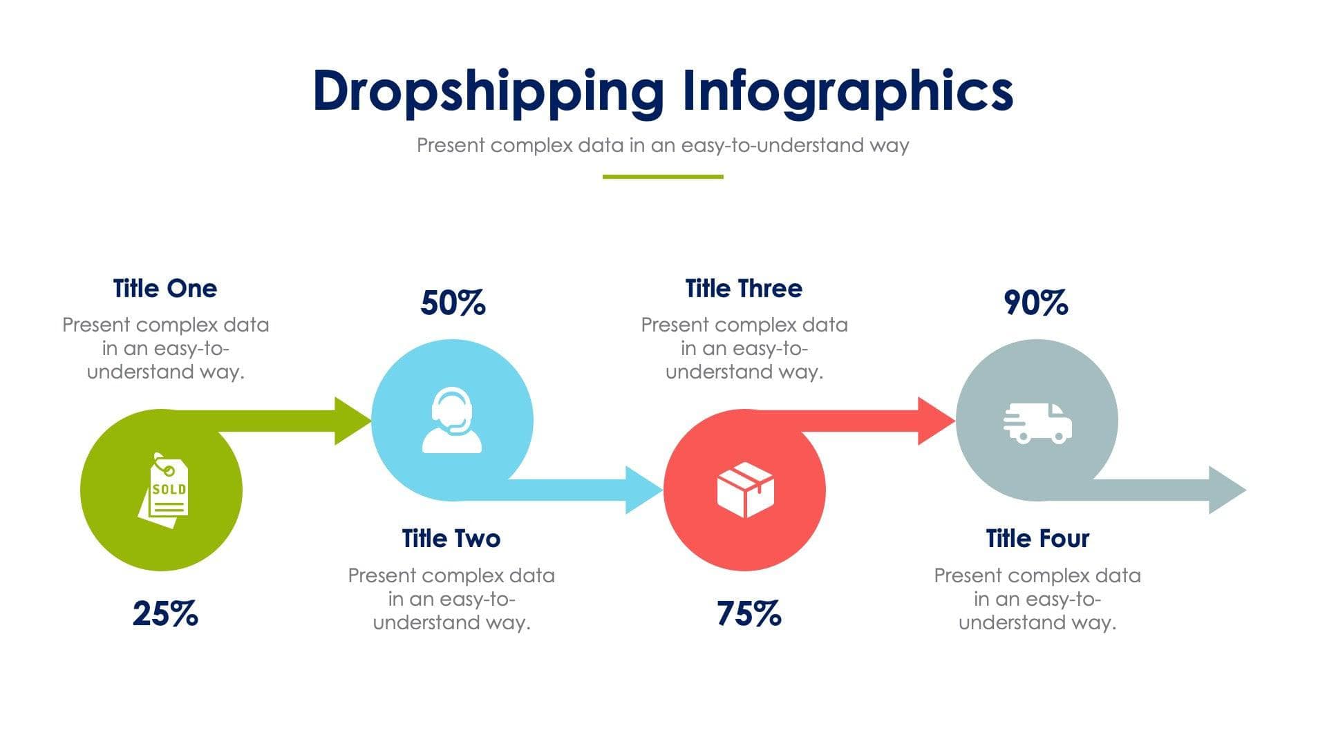 Drop Shipping Slide Infographic Template S04112219 | Infografolio
