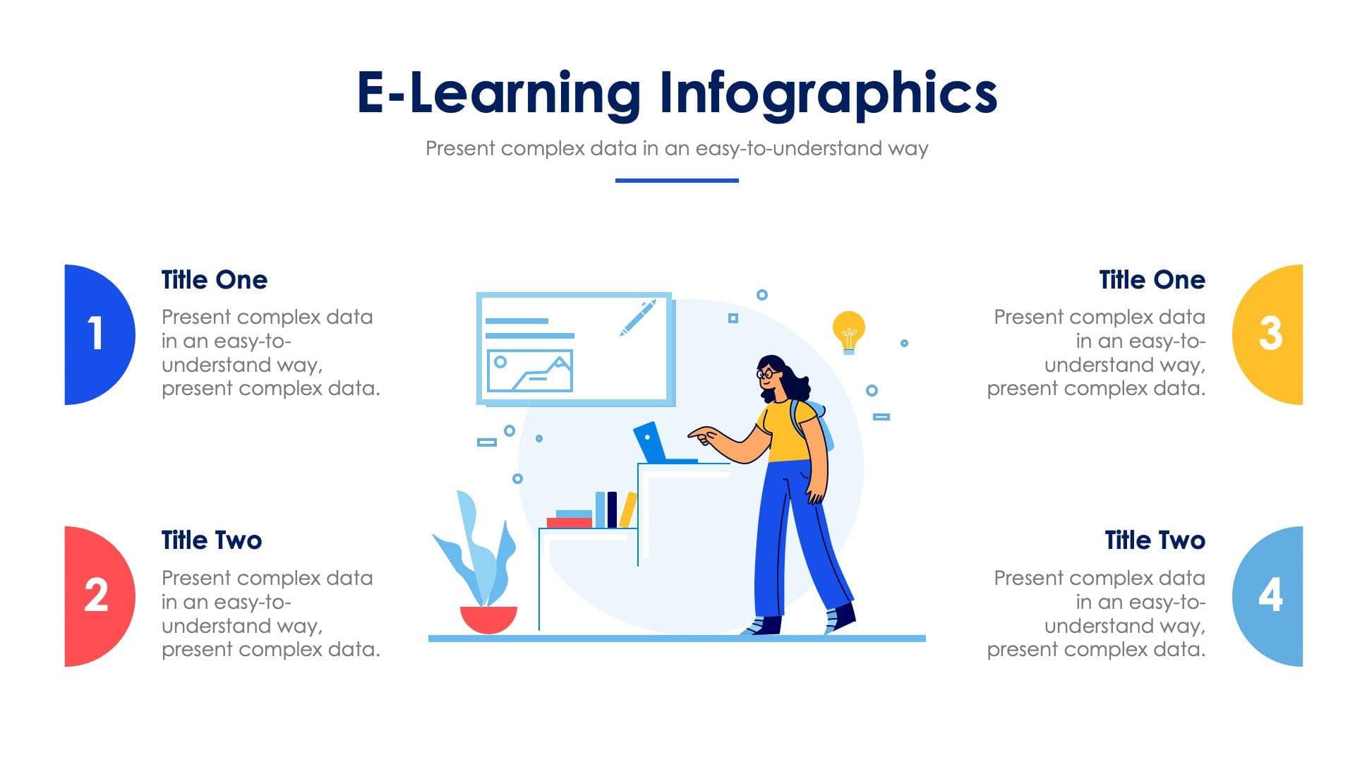 E-Learning Slide Infographic Template S04182203 | Infografolio