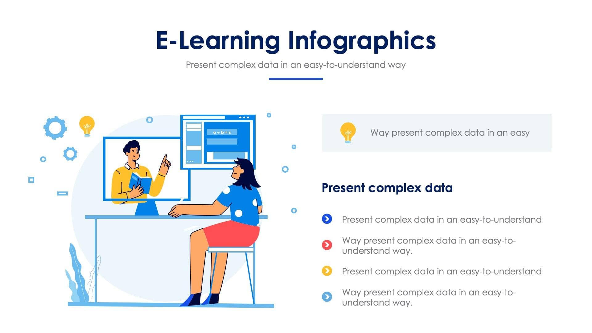 E-Learning Slide Infographic Template S04182218 | Infografolio