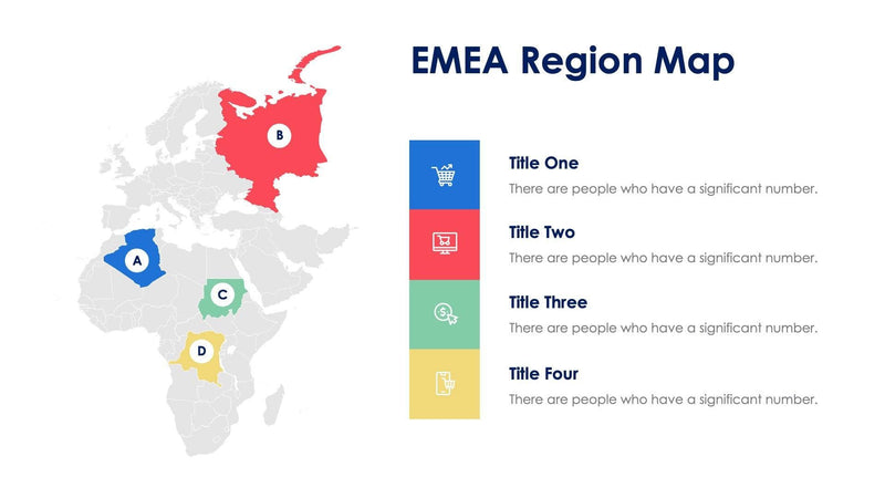 EMEA Region Map Slide Templates | Infografolio