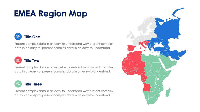 EMEA Region Map Slide Templates | Infografolio