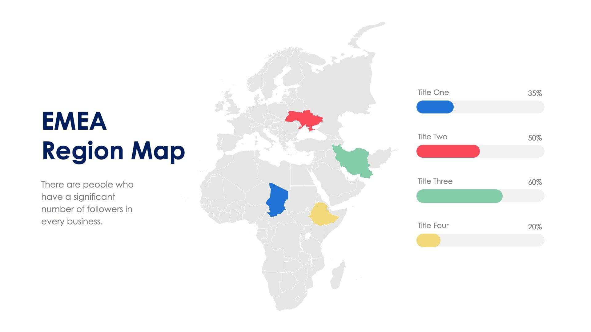 EMEA Region Map Infographic Slide Template S11012208 | Infografolio