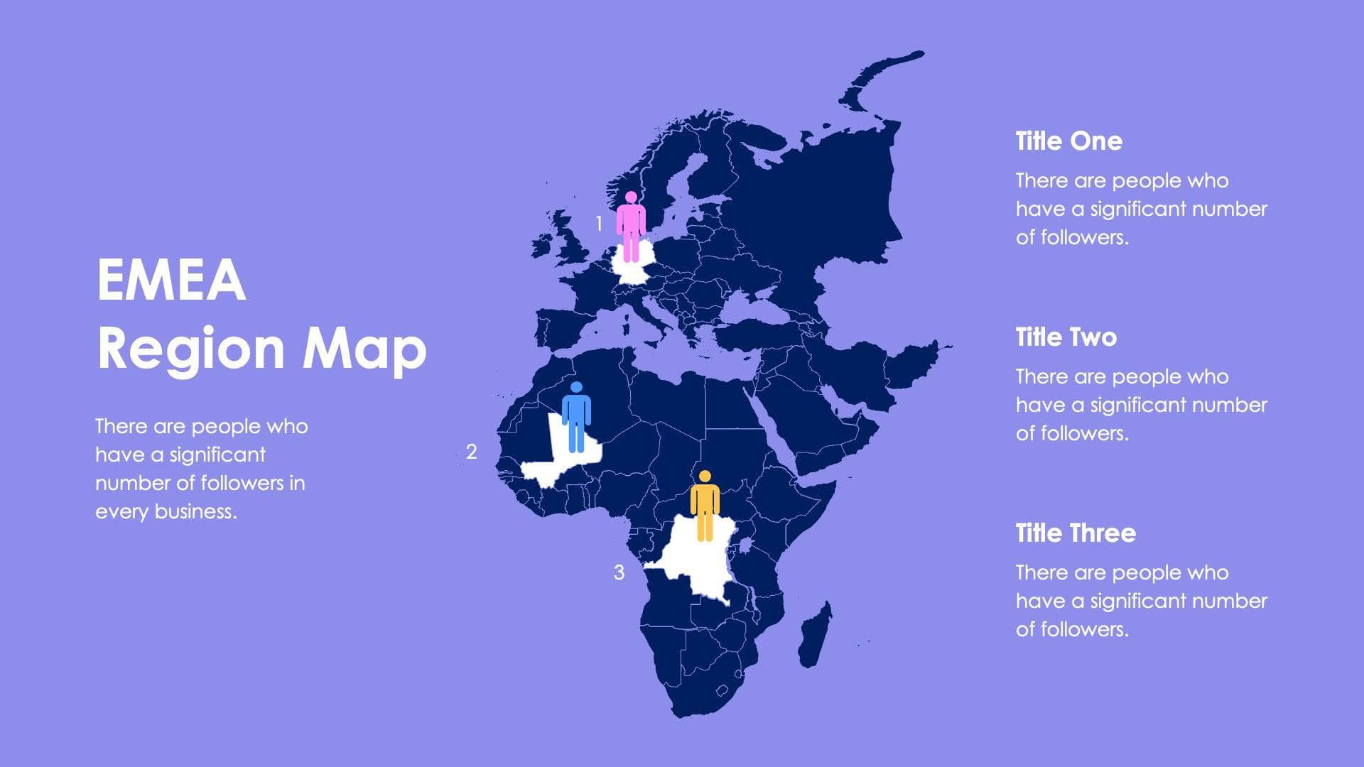 EMEA Region Map Infographic Slide Template S11012212 | Infografolio