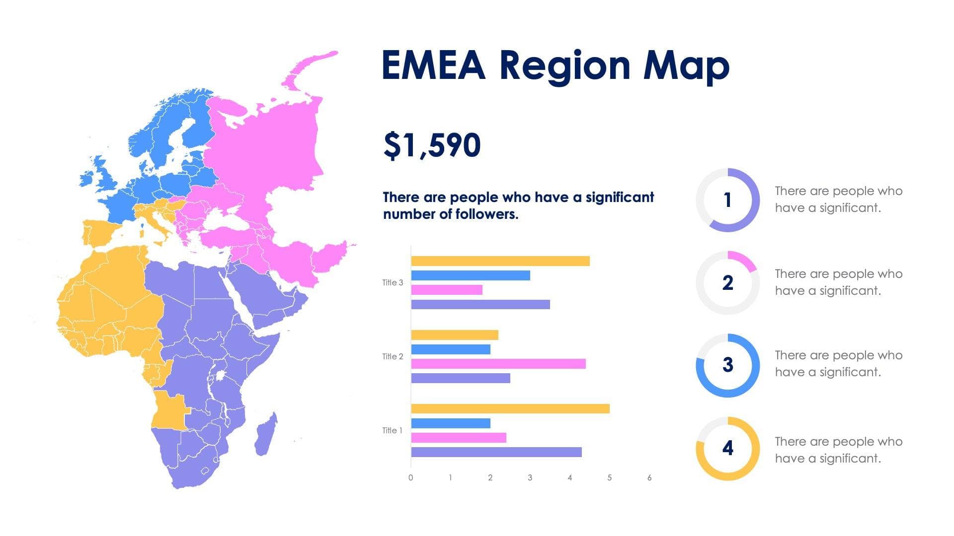 EMEA Region Map Infographic Slide Template S11012216 | Infografolio