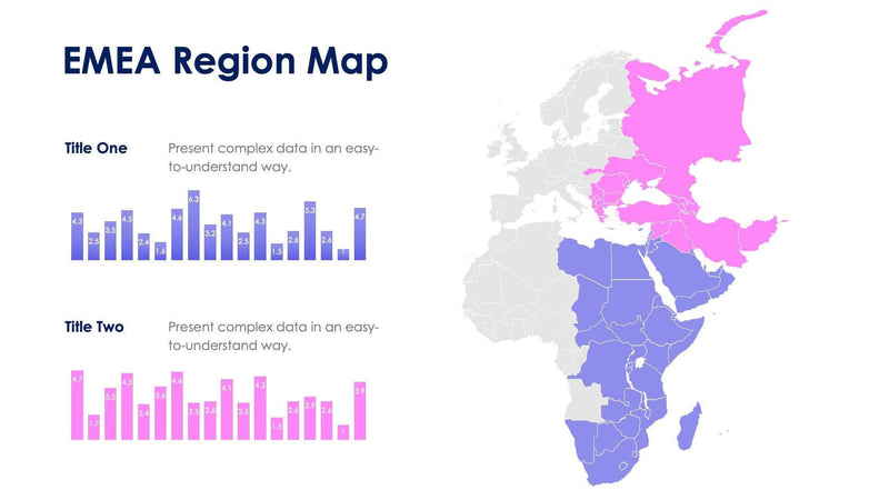 EMEA Region Map Slide Templates | Infografolio