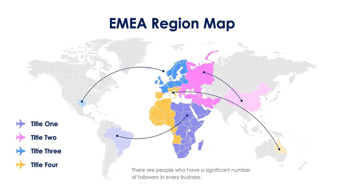 EMEA Region Map Infographic Slide Template S11012220 – Infografolio