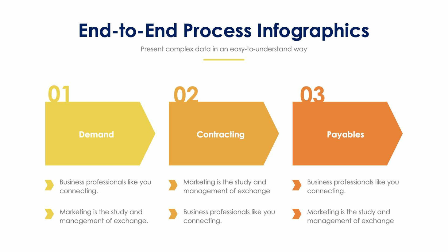End to End Slide Infographic Template S12022116 – Infografolio