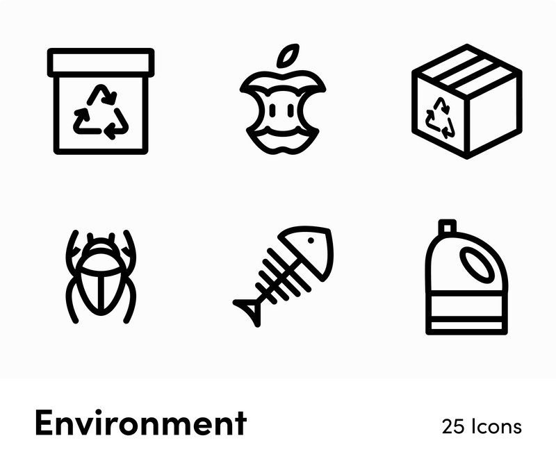 Environment Icons | Infografolio