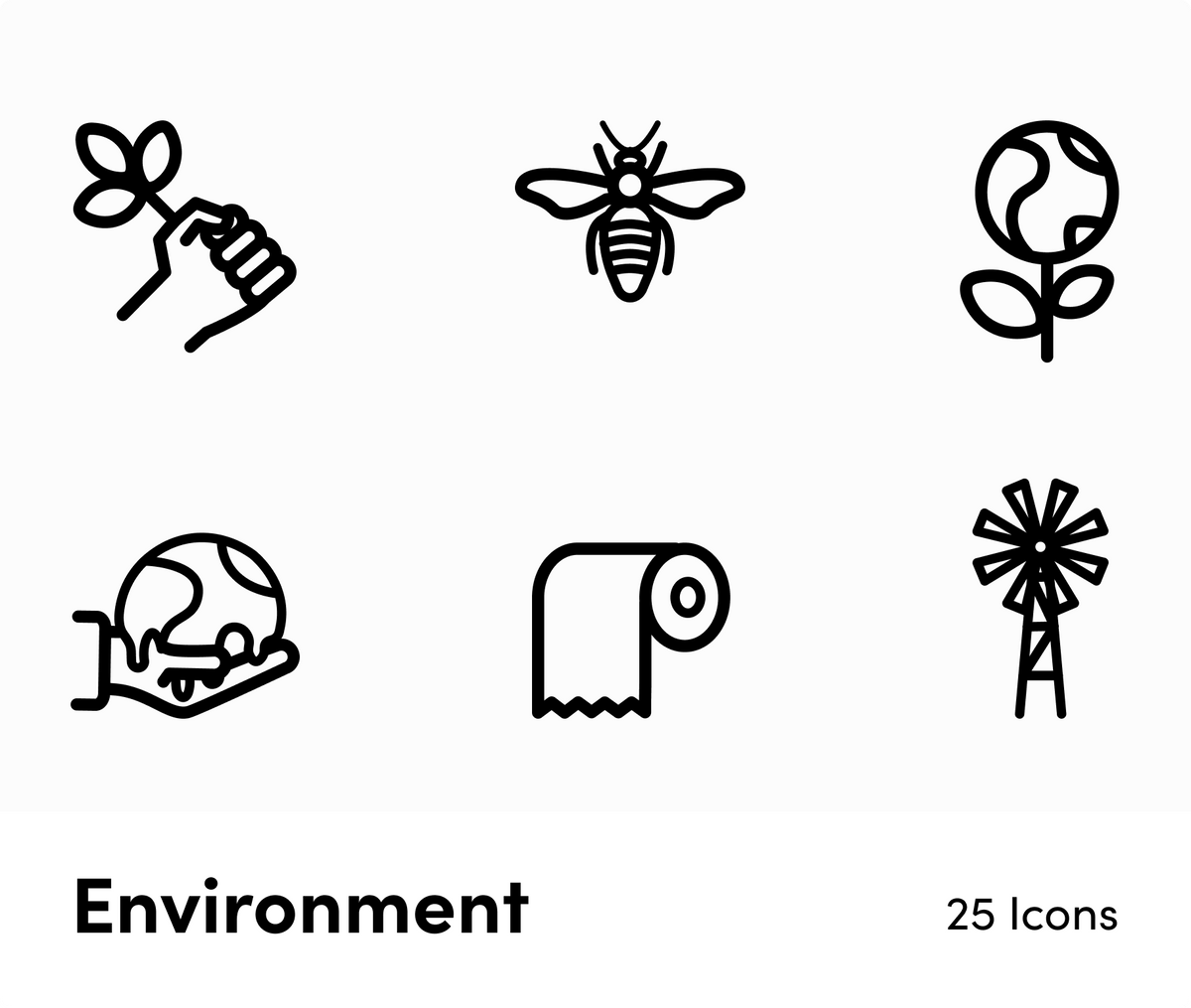 Environment Outline Vector Icons S12162104 – Infografolio