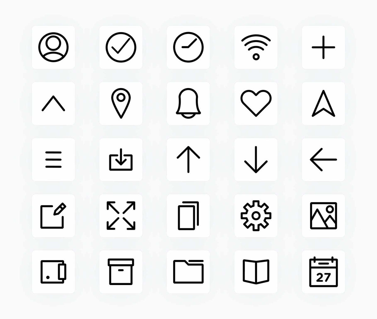 Essentials Outline Vector Icons S12162101 – Infografolio