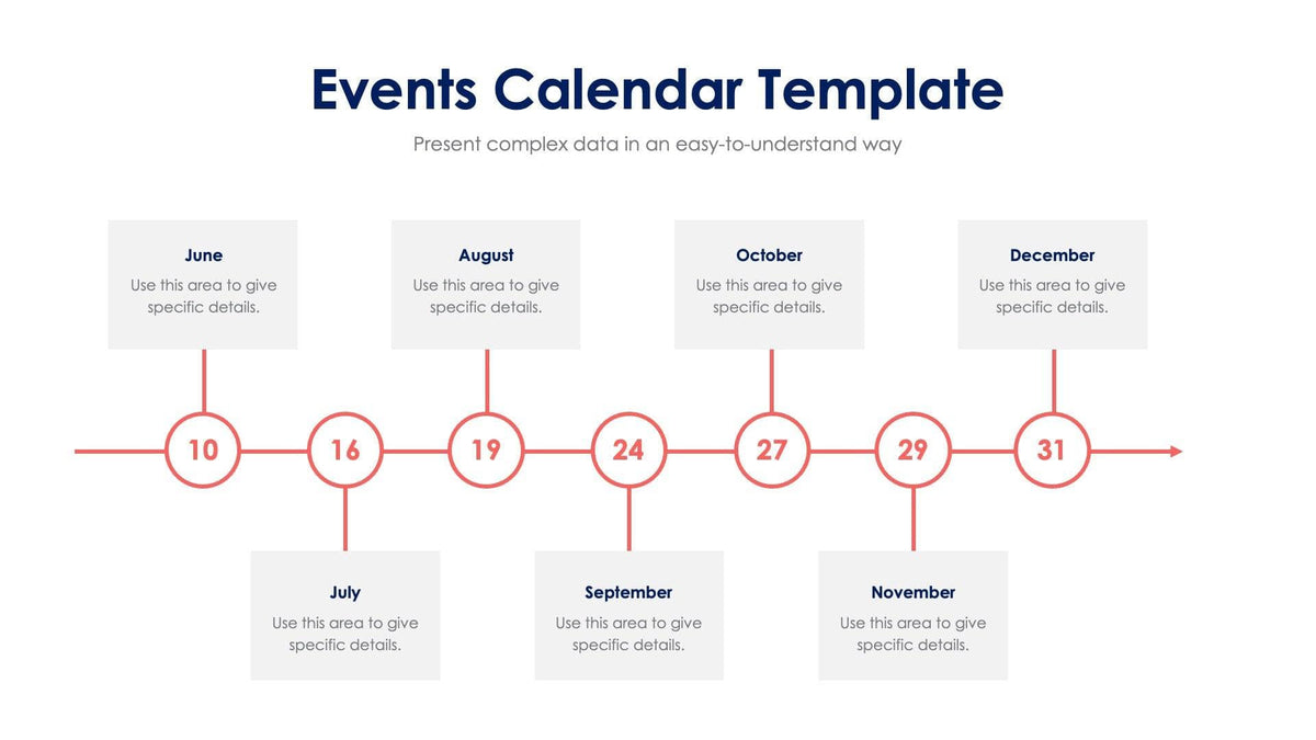 Events Calendar Infographic Slide Template S11042211 – Infografolio