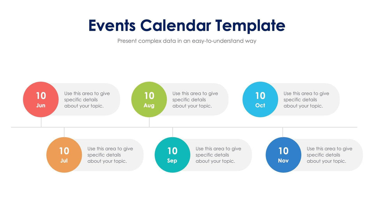 Events Calendar Infographic Slide Template S11042204 – Infografolio