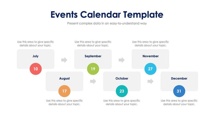 Events Calendar Infographic Slide Template S11042205 – Infografolio
