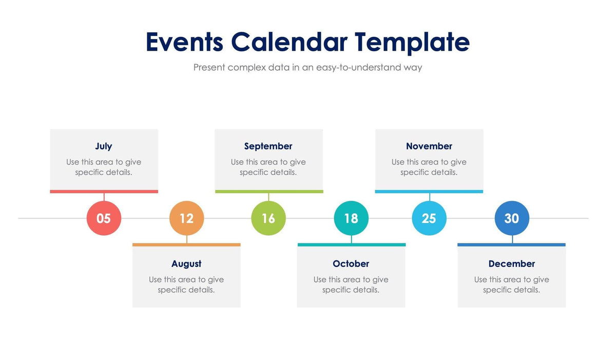 Events Calendar Infographic Slide Template S11042206 – Infografolio
