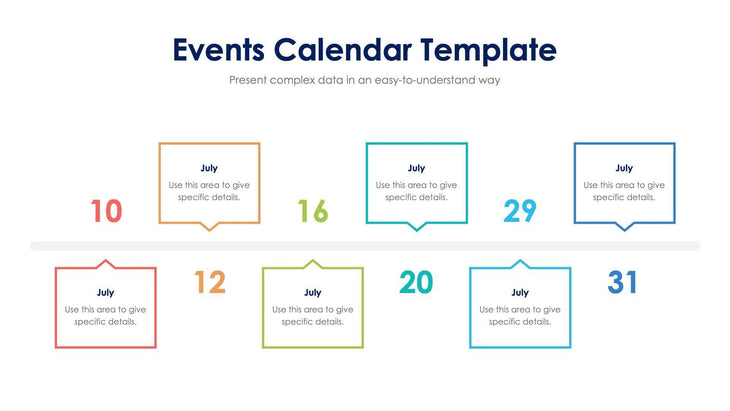 Events Calendar Infographic Slide Template S11042210 – Infografolio