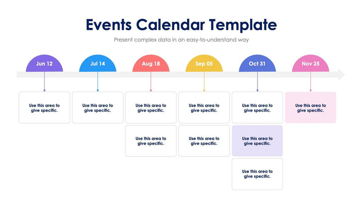 Events Calendar Infographic Slide Template S11042218 – Infografolio