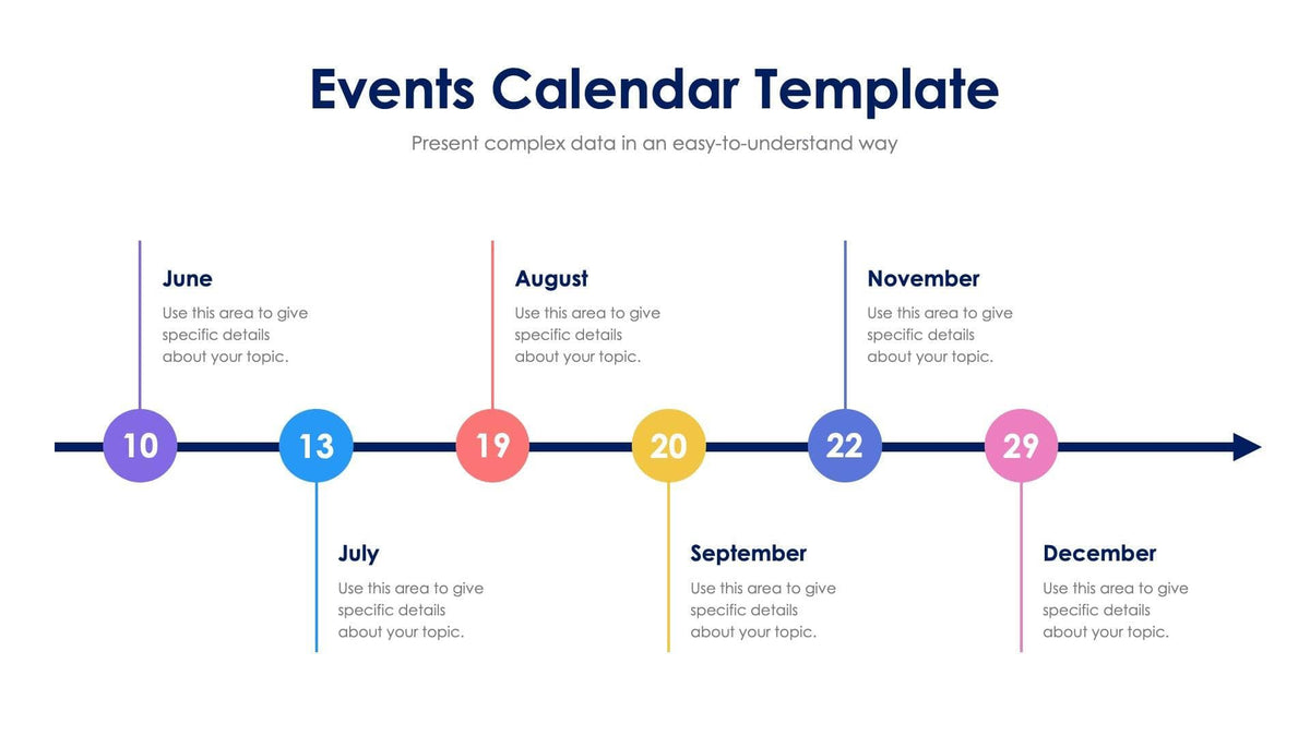 Events Calendar Infographic Slide Template S11042220 – Infografolio