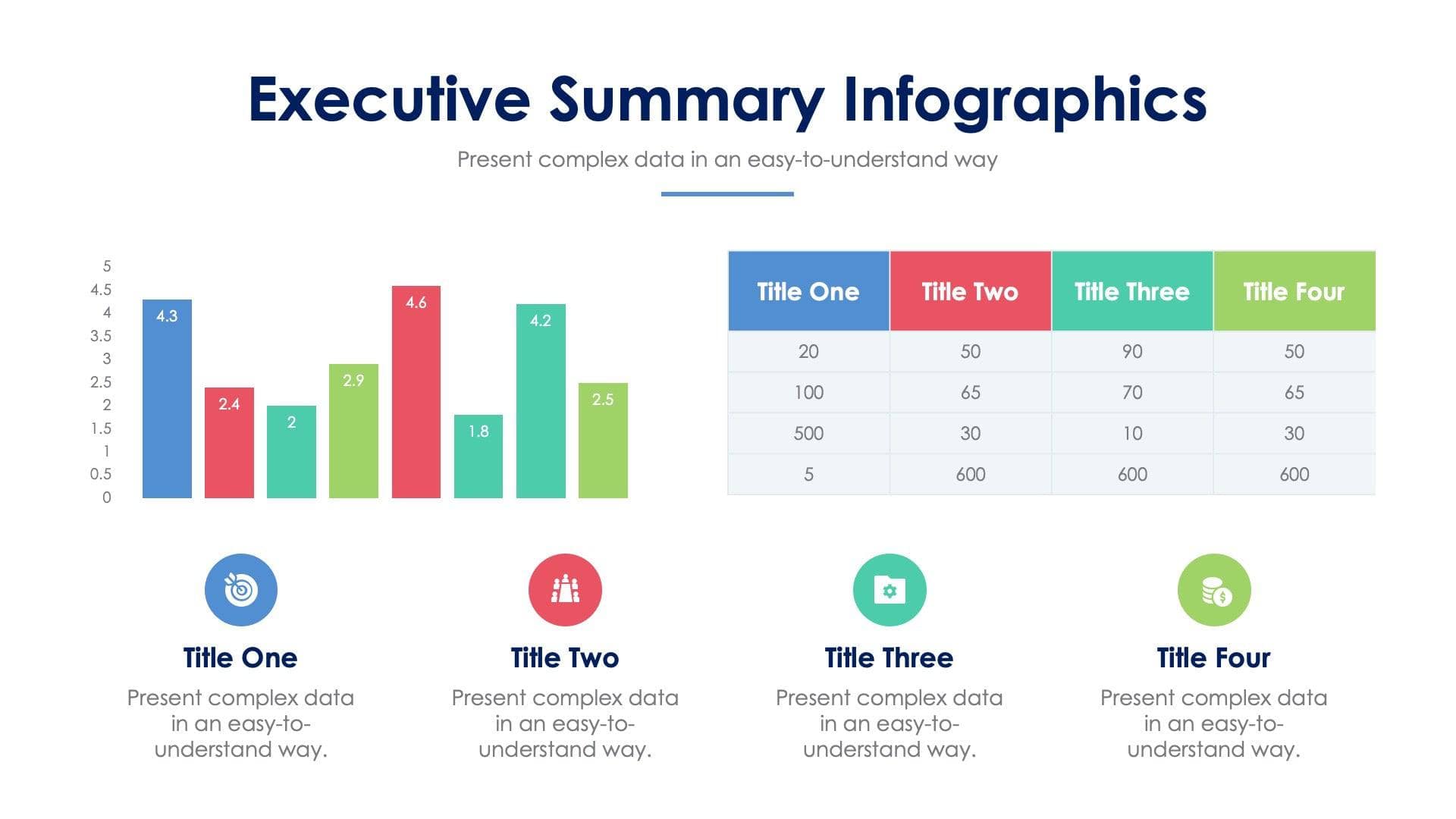 Executive Summary Slide Infographic Template S02152209 | Infografolio