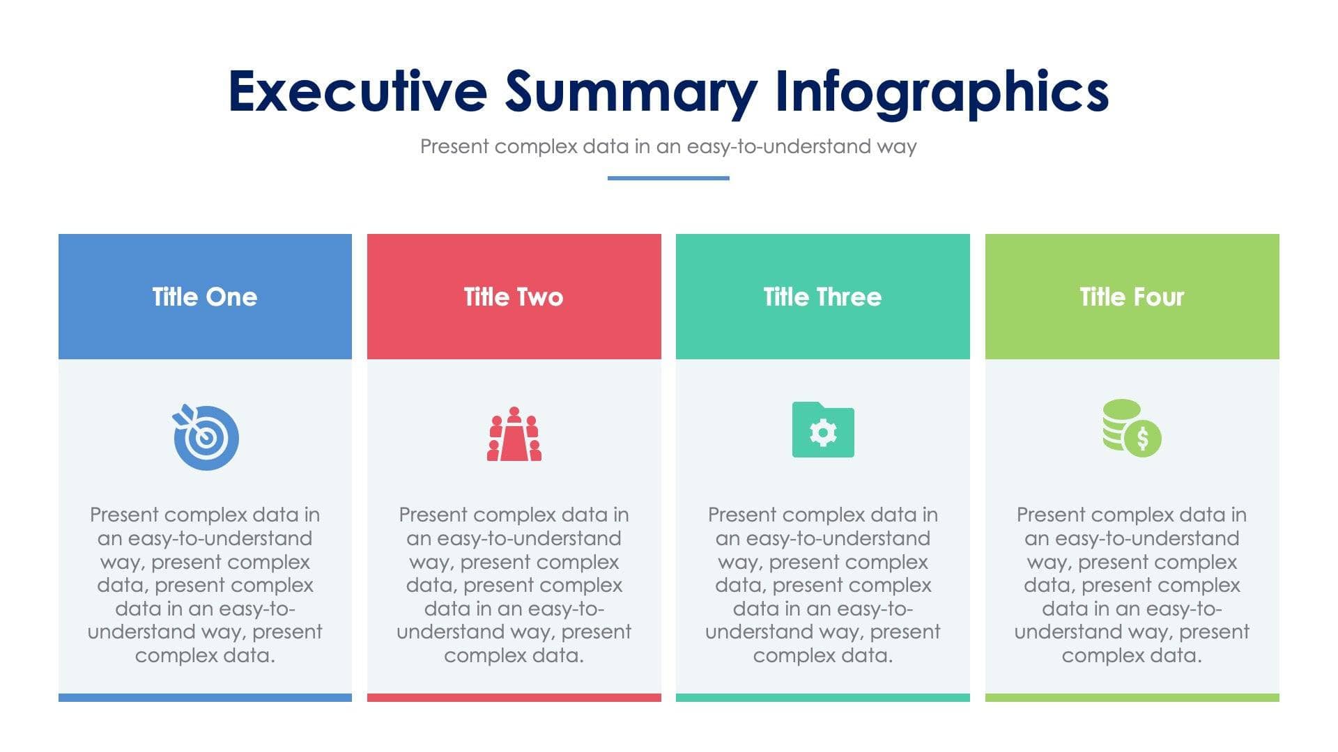 Executive Summary Slide Infographic Template S02152210 – Infografolio