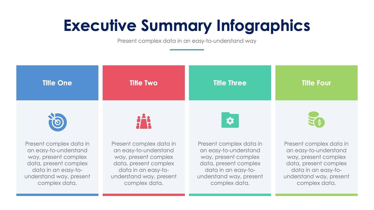 Executive Summary Slide Infographic Template S02152210 – Infografolio