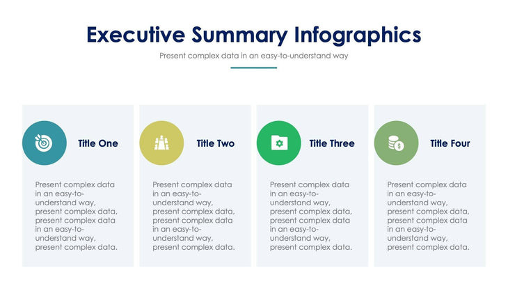 Executive Summary Slide Infographic Template S02152215 – Infografolio