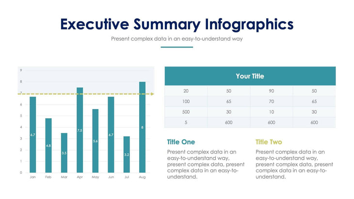 Executive Summary Slide Infographic Template S02152219 – Infografolio