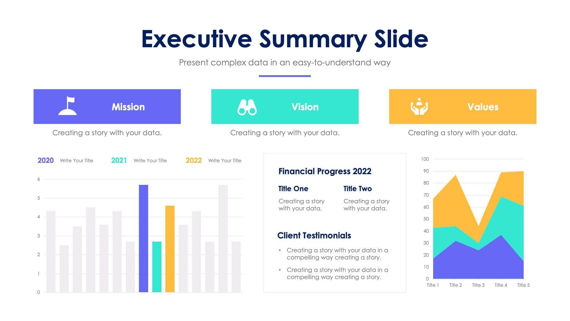 Executive Summary Slide Infographic Template S07252204 | Infografolio