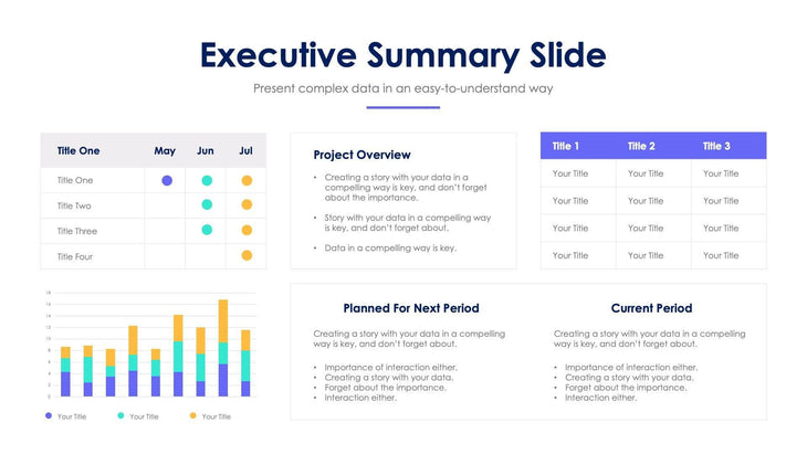 Executive Summary Slide Infographic Template S07252206 – Infografolio