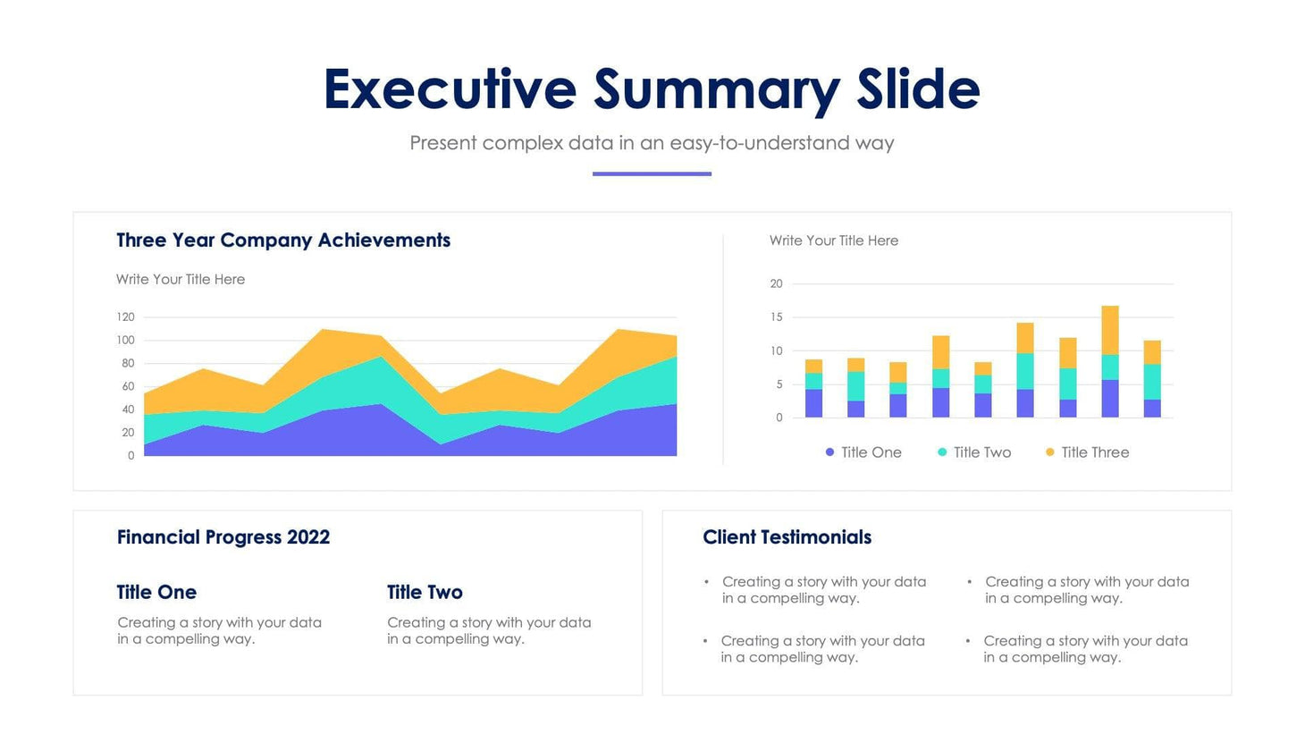 Executive Summary Slide Infographic Template S07252210 – Infografolio