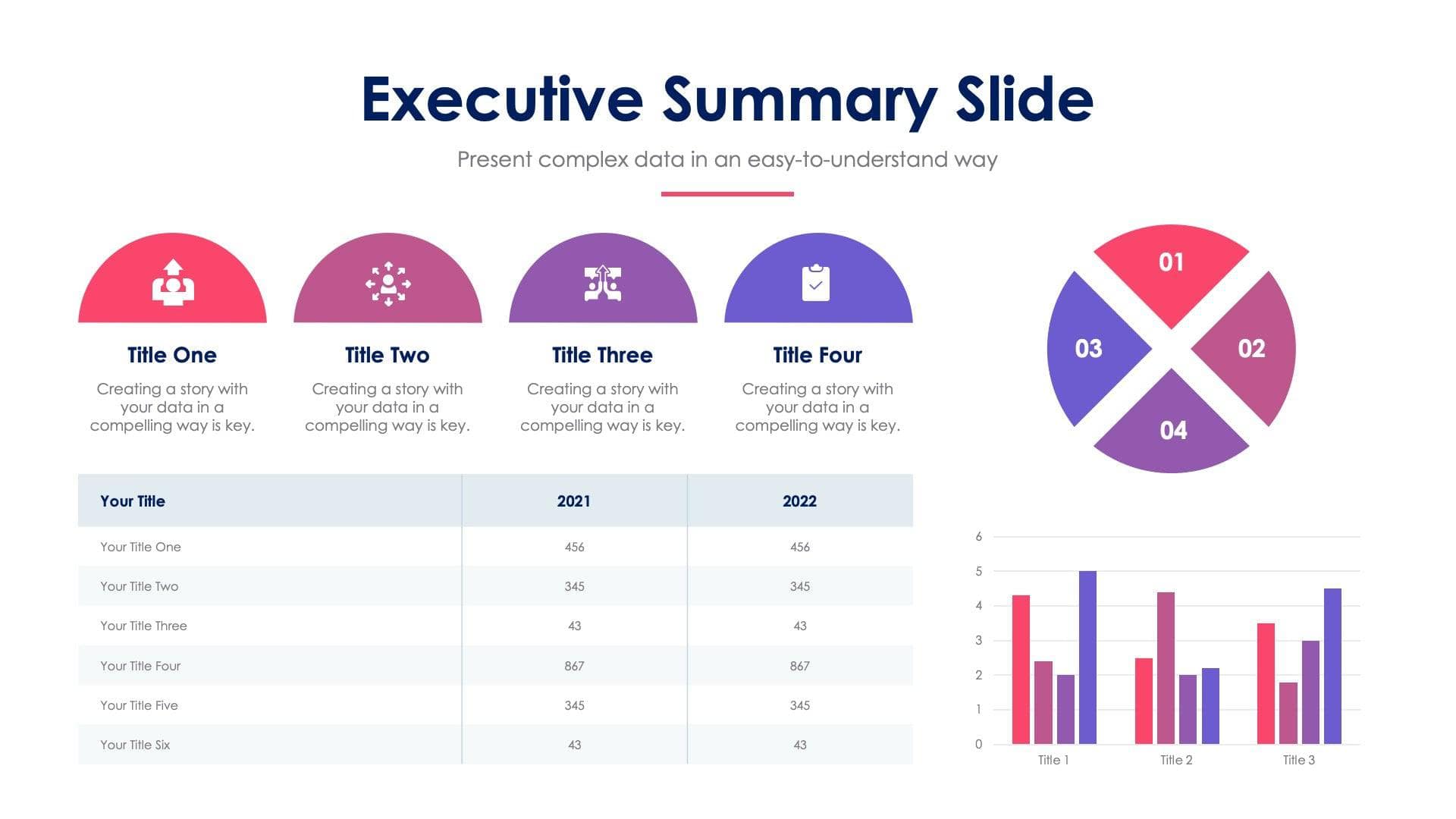 Executive Summary Slide Infographic Template S07252219 | Infografolio