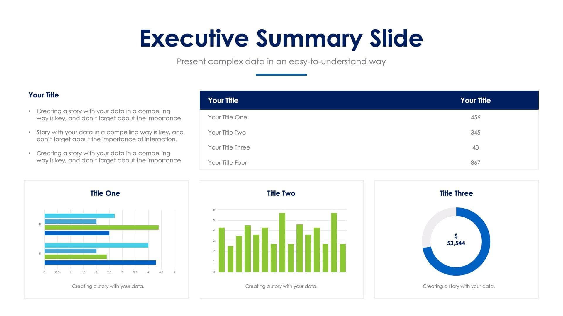 Excecutive Summary Template | Executive Summary Slides