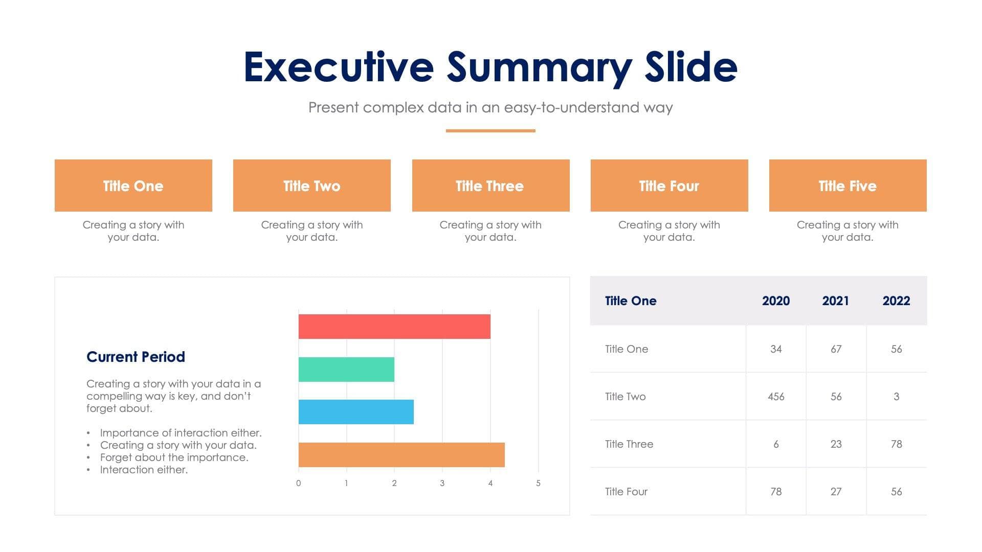 Executive Summary Slide Infographic Template S07252236 | Infografolio